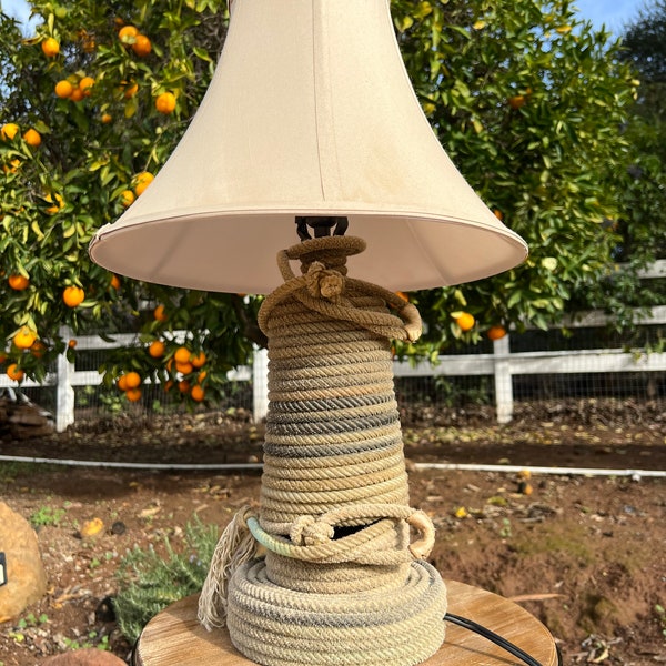 Rope Lamp - Etsy