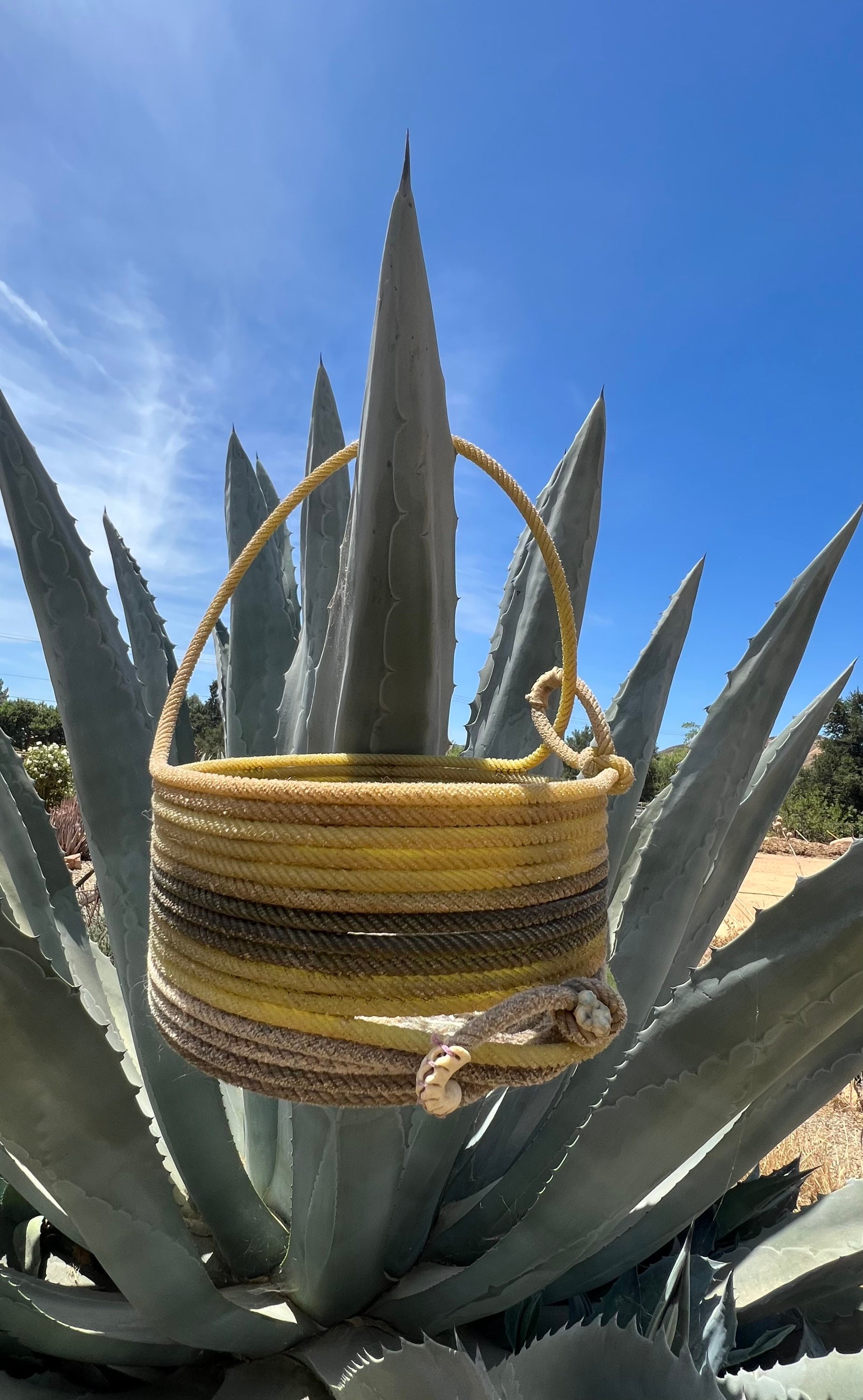 Double Rope Basket With Handle - Etsy