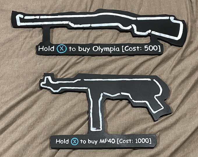 Call of Duty Zombies Wall Gun - Etsy