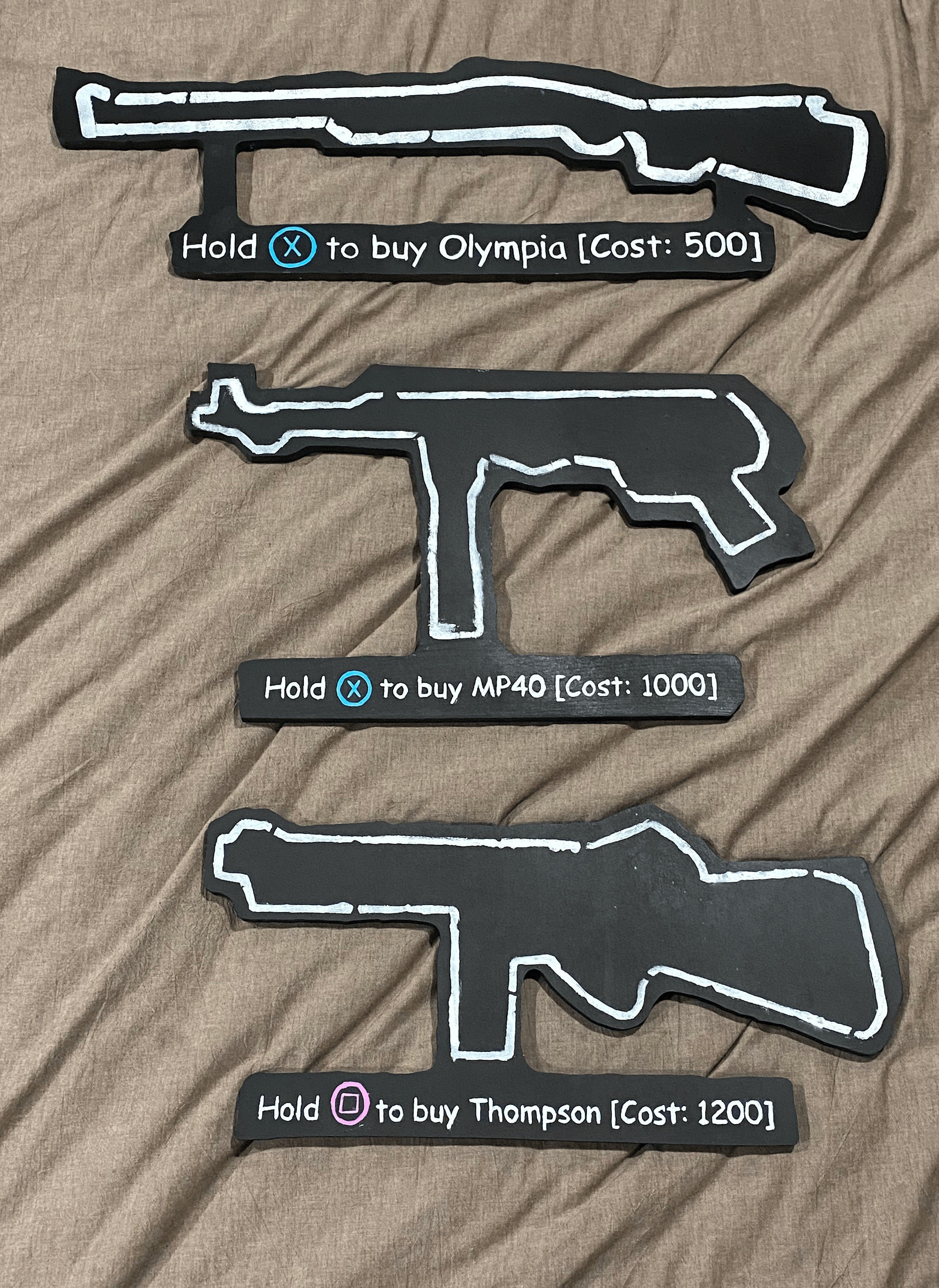 Black Ops Zombies Guns