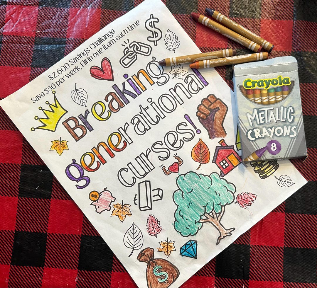Savings Challenge-breaking Generational Curses! - Etsy