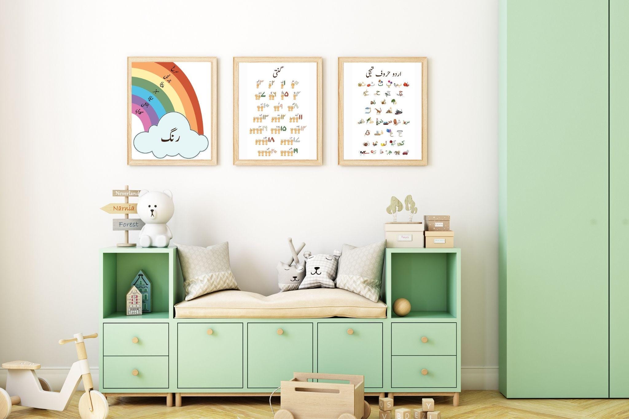 Urdu Posters | Urdu Language Learning Bundle | Educational Urdu Posters ...