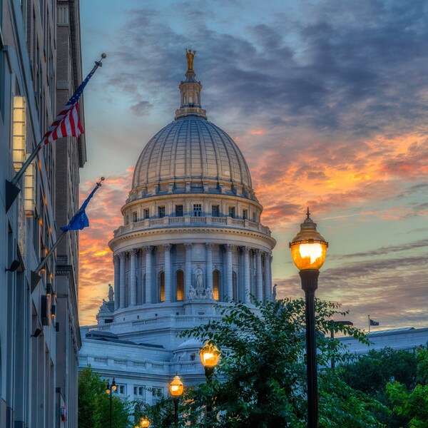 Madison Wisconsin Skyline Wall Art - Etsy