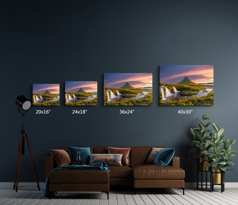 The Majestic Kirkjufell Mountain, Canvas Decor, Metal Print, Paper ...