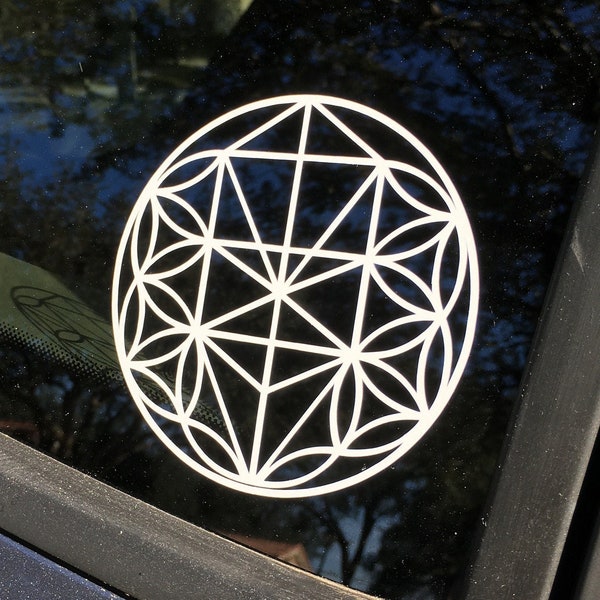 Sacred Geometry Sticker - Etsy