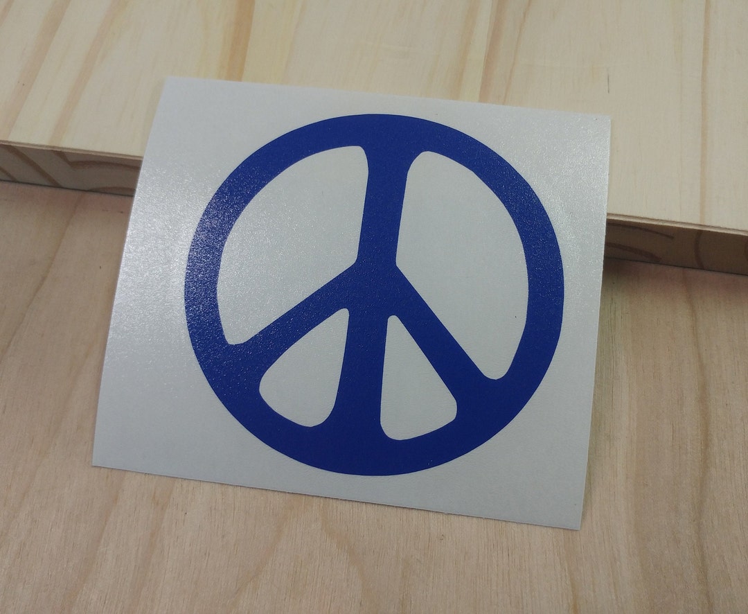 Peace Sign Vinyl Decal, Bumper Stickers, Peace Decals, Spread the Peace ...