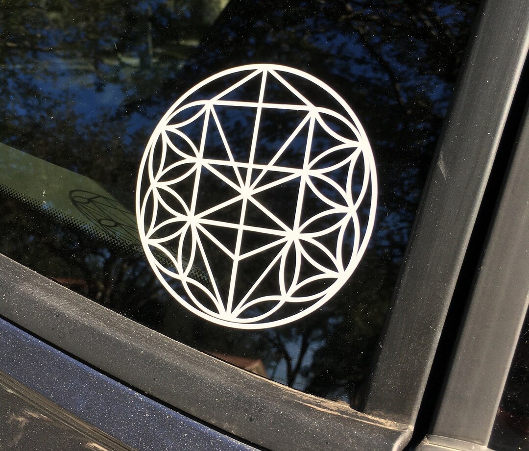 Sacred Geometry Vinyl Decal, Bumper Stickers, Journal, Altar Decor ... Sacred Geometry Vinyl Decal, Bumper Stickers, Journal, Altar Decor ...