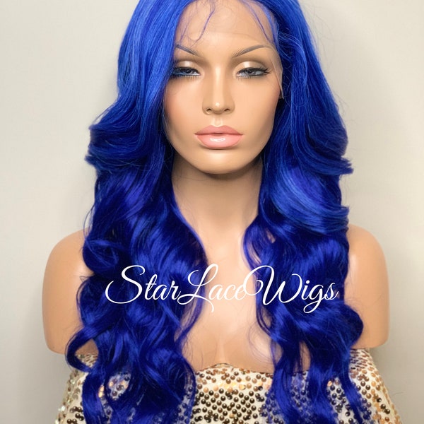 Blue Lace Front Wig - Etsy