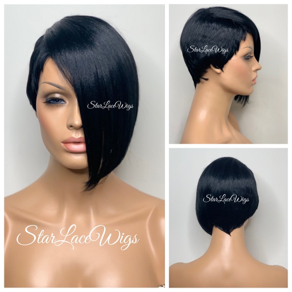 Pixie Wigs for Black Women - Etsy