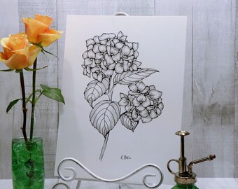 Hydrangea Pen - Etsy