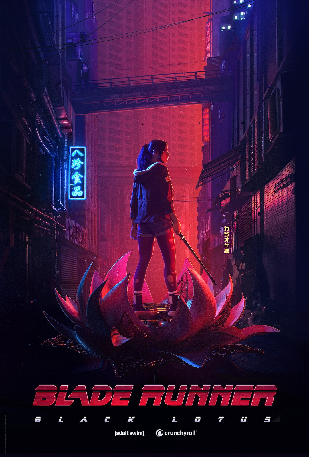 Elle "blade Runner: Black Lotus" Print Cyberpunk Replicant Neonoir ...