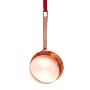 Mini Copper Pan Ornament - Cooking Kitchen Miniature Shot Glass ...