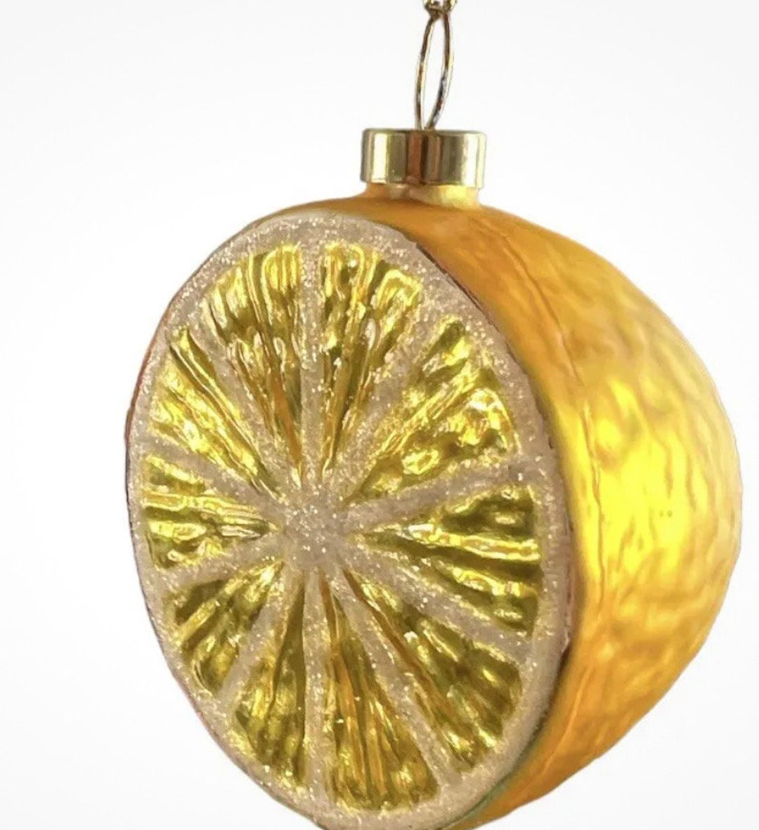 Glass Lemon Ornament Fruit Garden Food - Etsy