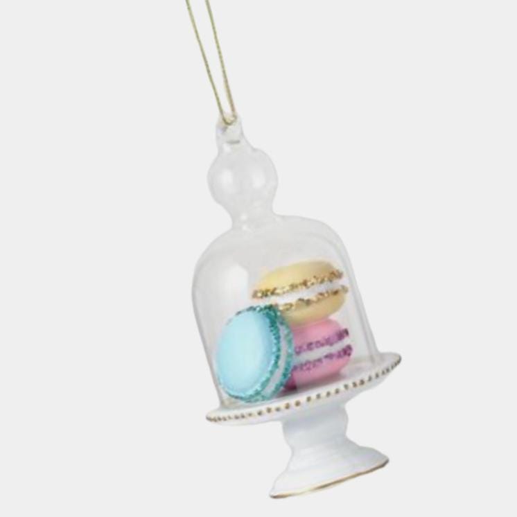 Candy Cloche Ornament - Dessert Food Pink Vanilla Birthday Art Deco ...