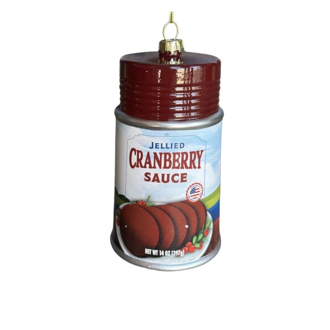 Cranberry Can Sauce Ornament -traditional American Thanksgiving Dinner ...