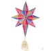 Rainbow Star Christmas Star Tree Topper - Retro Danish Modern Glam New ...
