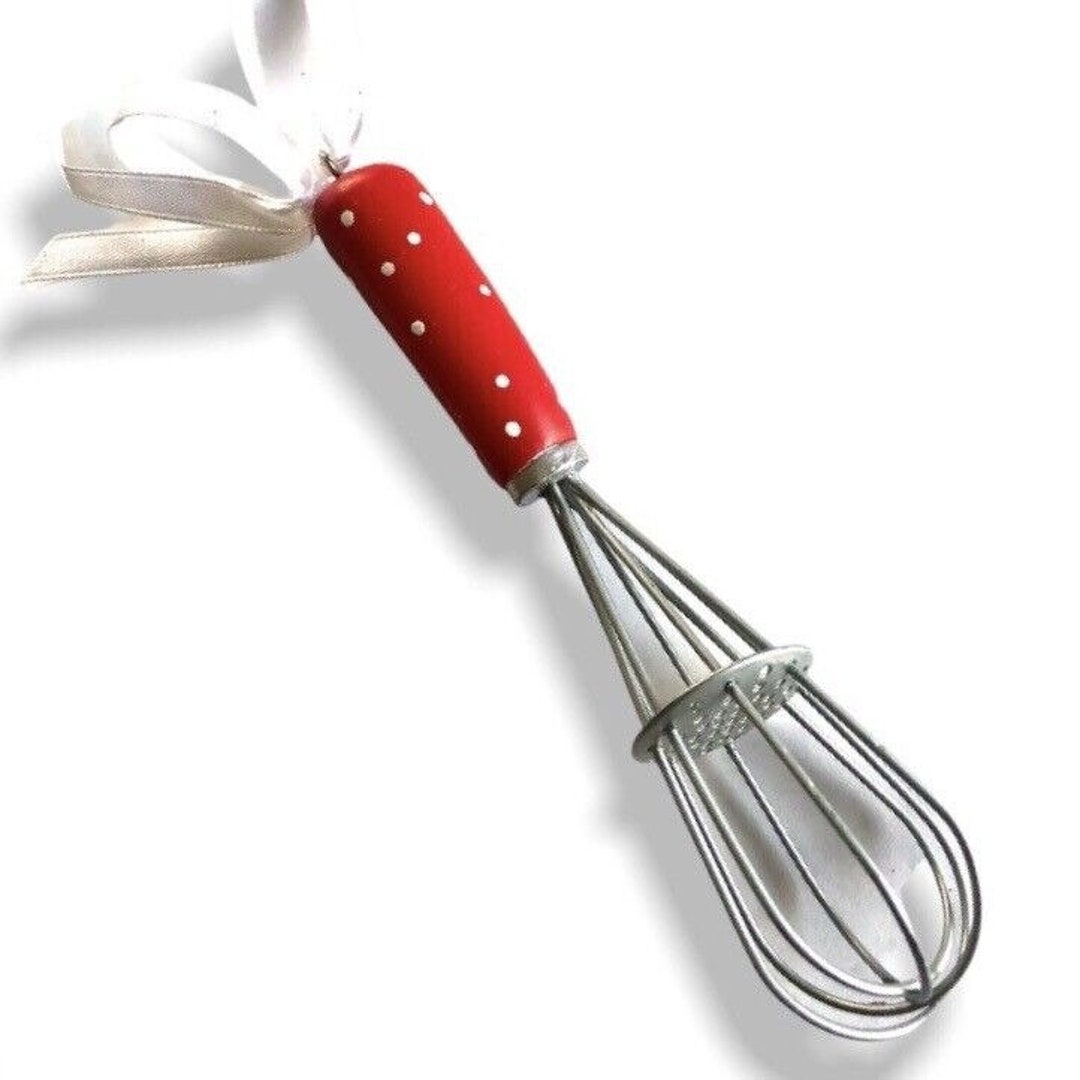 Whisk Christmas Tree Ornament - Kitchen Baking Cooking Utensil Mini ...