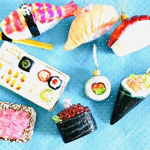 Sushi Smelt Eggs Ornament - Caviar Japan Japanese Food Nautical Ocean ...