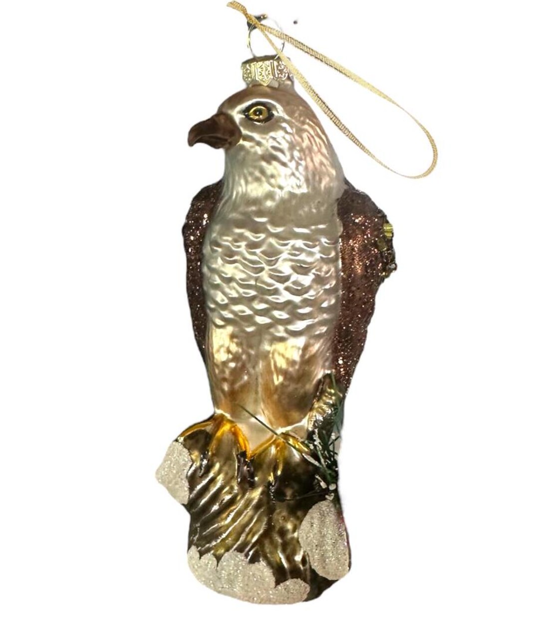 Eagle Glass Ornament - Thanksgiving Christmas American Bird USA America ...