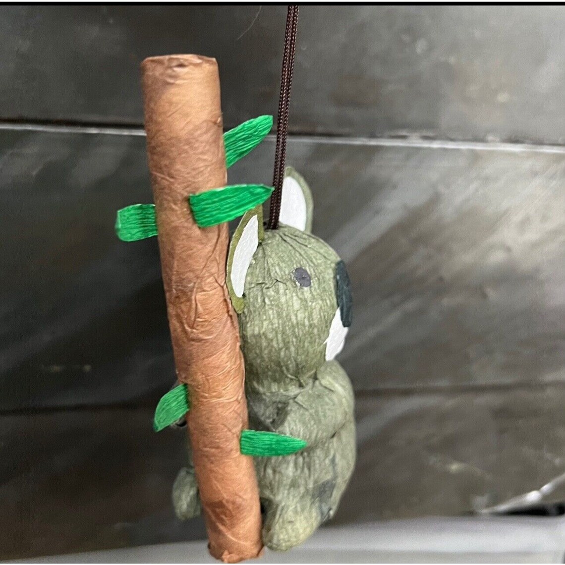 Koala Bear Ornament - Papier-mache Kids Animal Paper Lightweight ...