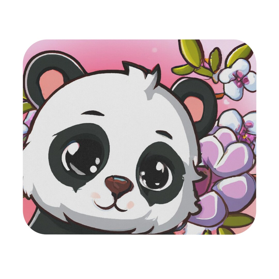 Panda Lover Mouse Pad Cute Panda Mouse Pad Panda Gaming - Etsy