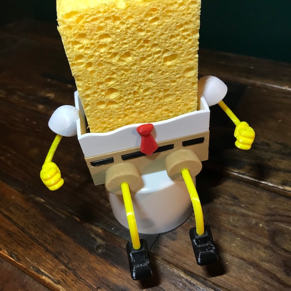 Spongebob Sponge Holder for Sink - Etsy