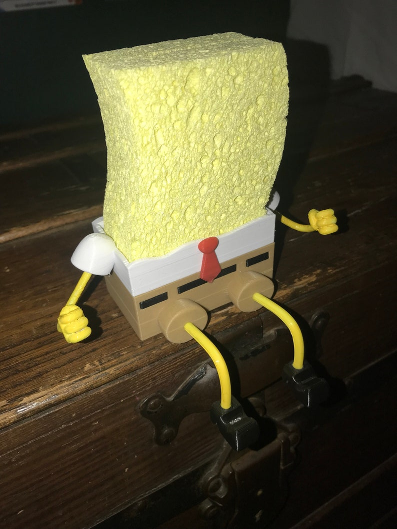 Spongebob Sponge Holder (3D Printed) - Etsy