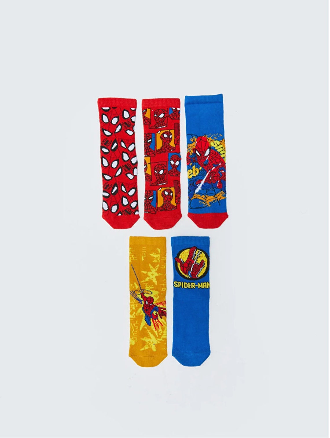 Spider Man Kids Socks | 5 Pack Spider Man Socks | Christmas Gifts for ...