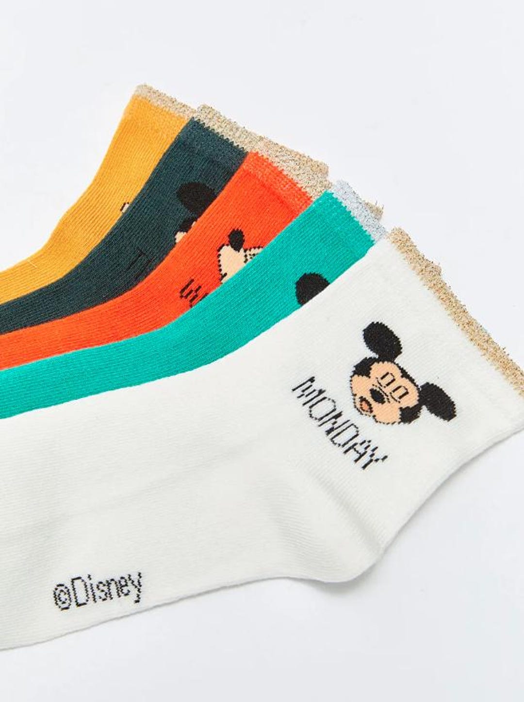 Disney Mickey Mouse Socks 5 Pack Disney Socks Casual Socks Women Socks ...