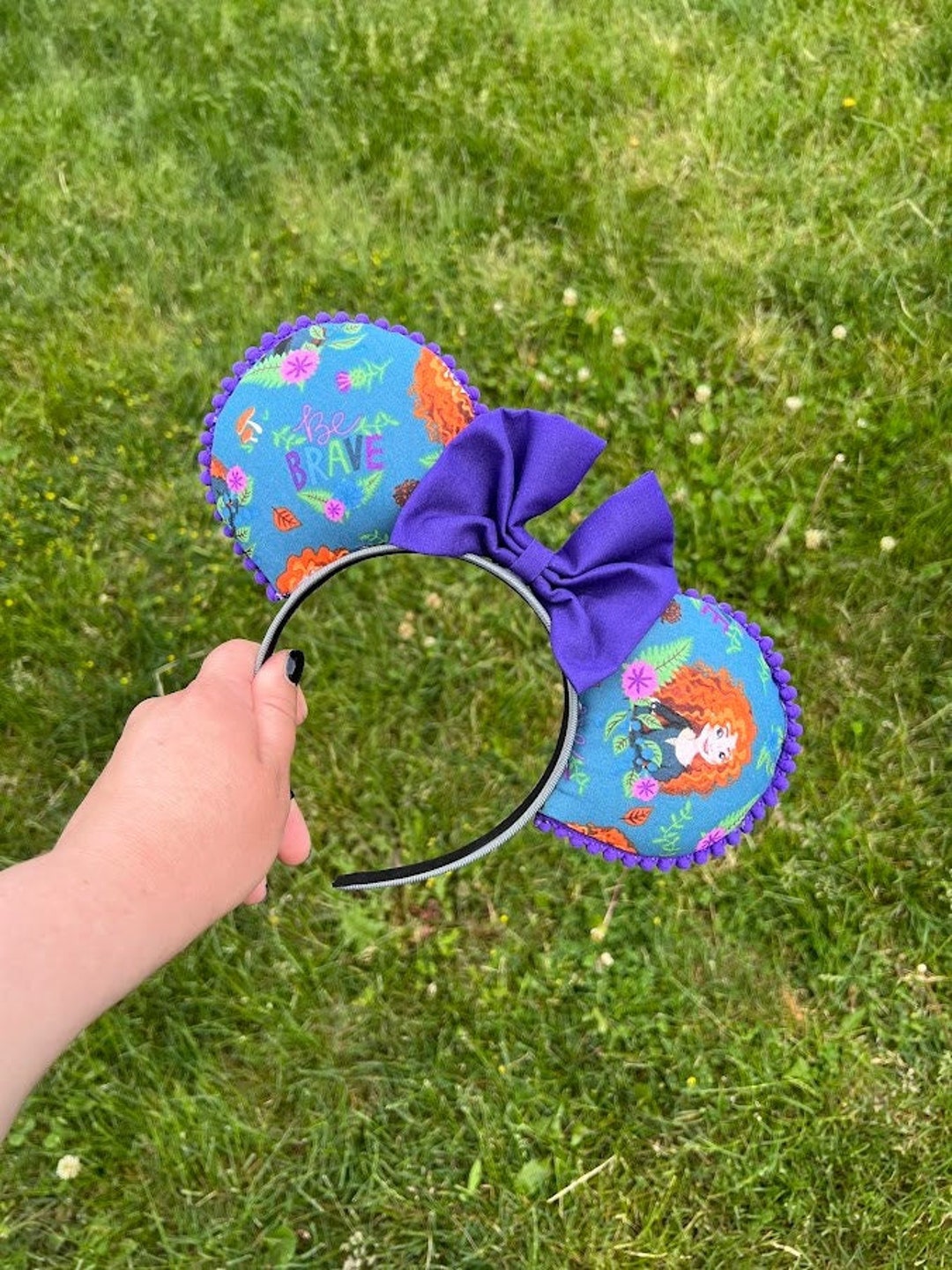 Merida Brave Inspired Mouse Ears Headband With Bow Vacations, Birthdays ...