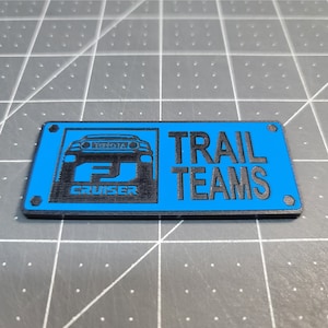 Toyota FJ Cruiser TRAIL TEAMS Emblem Badge - Etsy