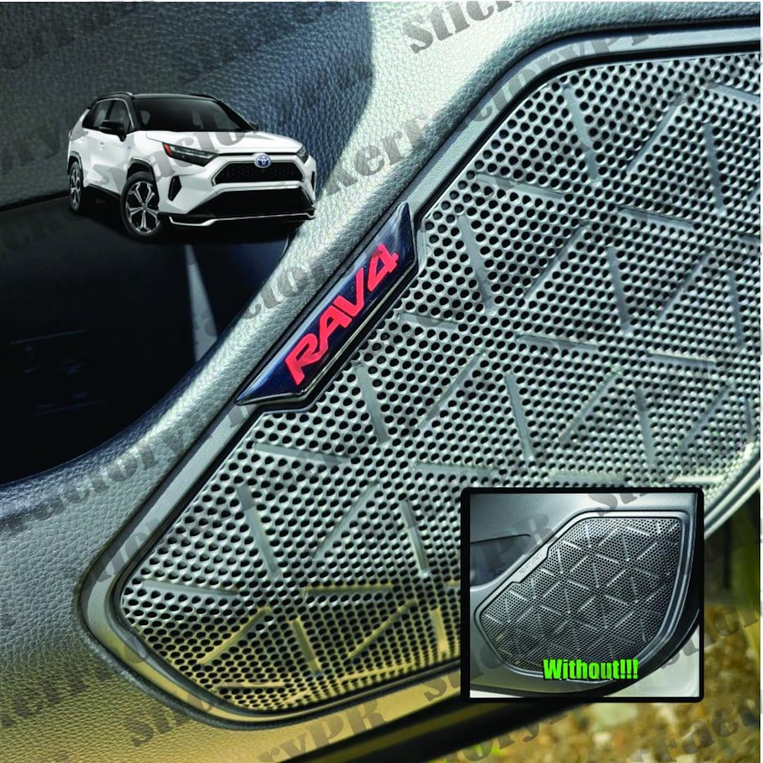 2019-24 RAV4 5th. Gen. Speaker Accents Domed Decals (4-pieces) - Etsy