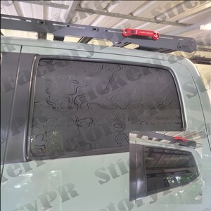 TACOMA 3RD. Gen Rear SIDE Window Decal Sticker Fits 2019-23 (various ...