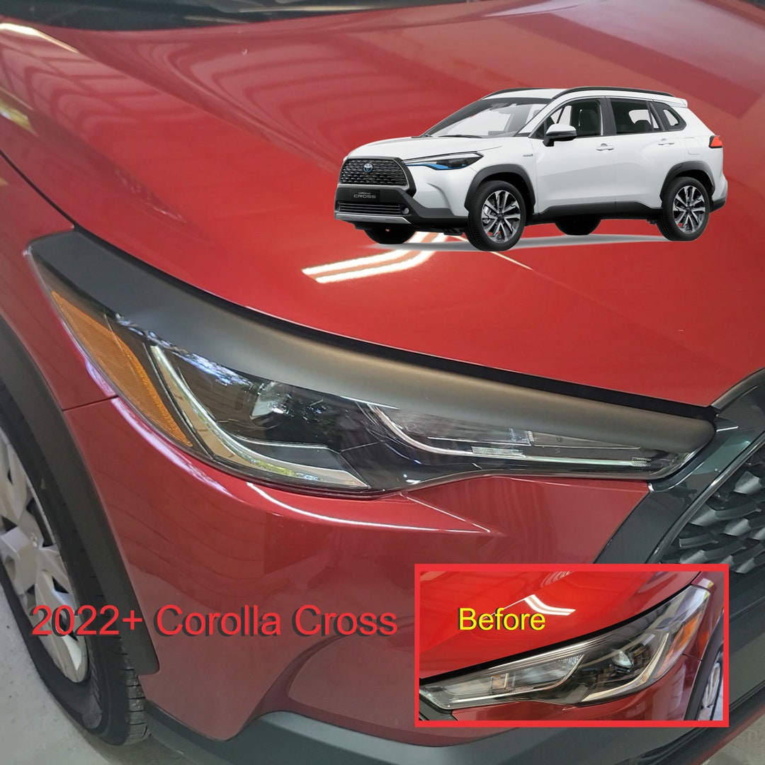 COROLLA CROSS 2022+ Headlamp Top Protection Strip 3M Wrap Vinyl - Etsy