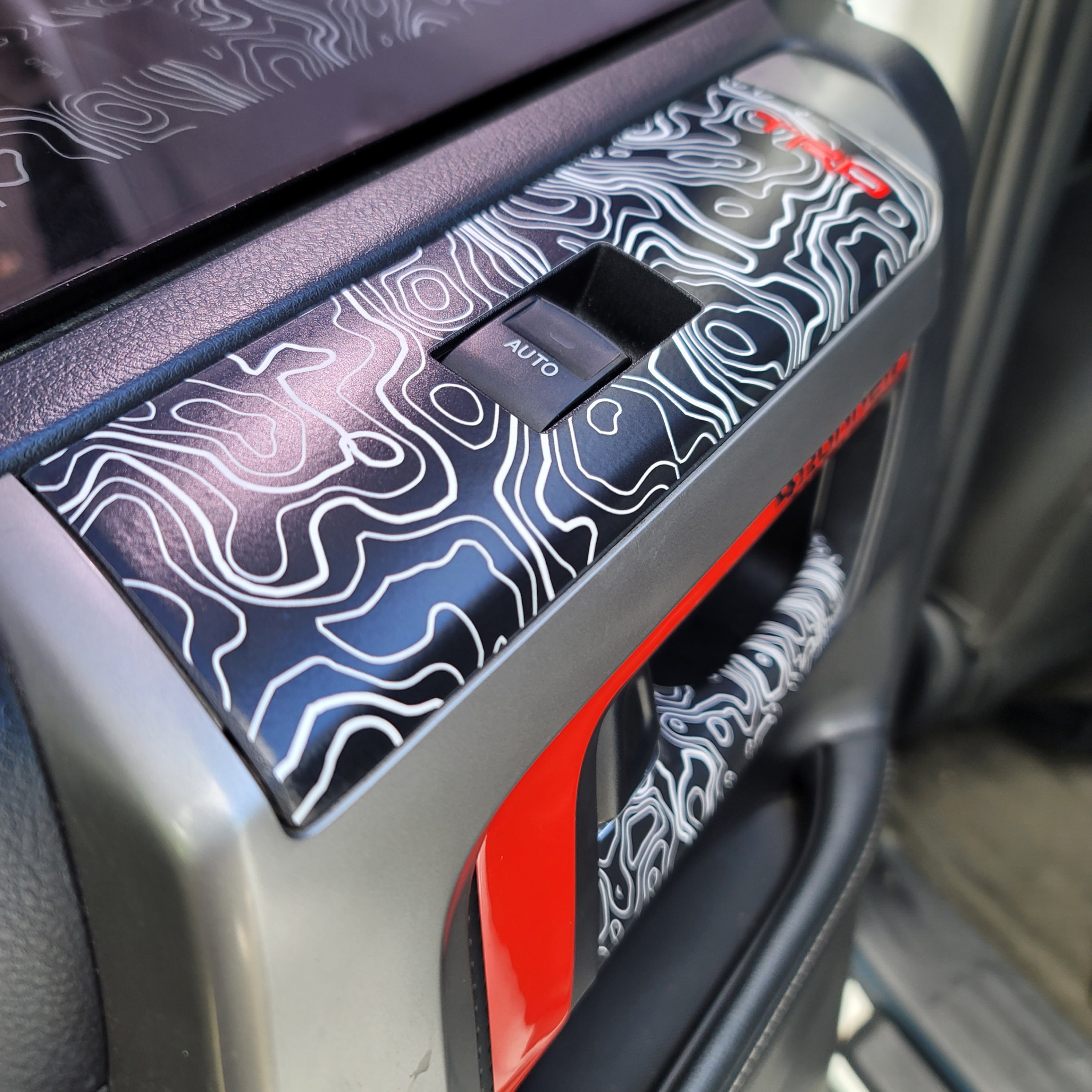 5TH Gen 4runner Toyota Door Controls Faces Wraps 2014 2023 4 - Etsy