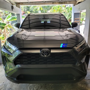 Toyota RAV4 Upper Grille 3 Racing Stripe Decals (2019-23) - Etsy