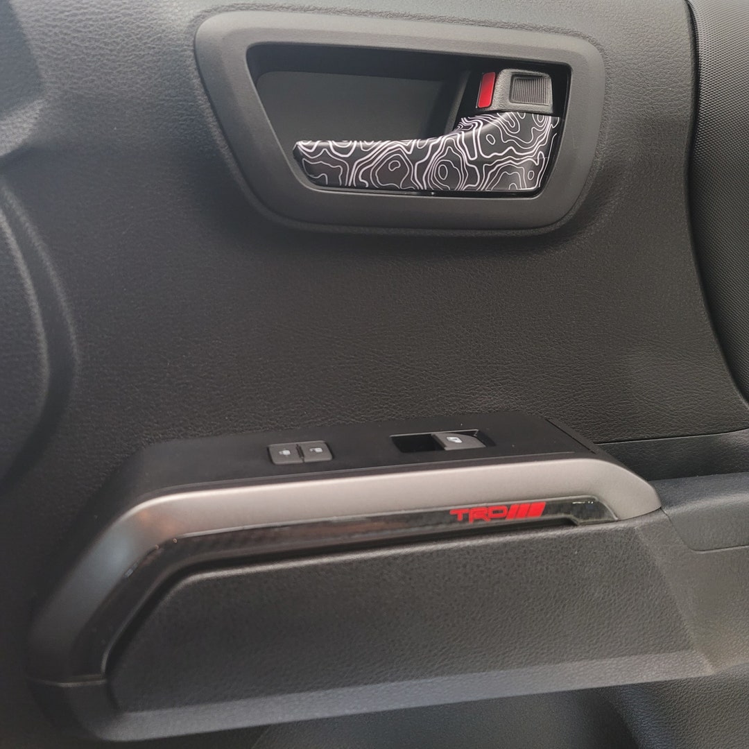 Toyota TACOMA 2016-2023 Inside Door Handles Vinyl Wraps (4 Pieces Kit ...