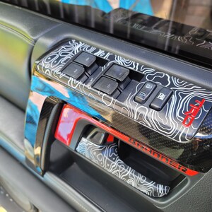 5TH Gen 4runner Toyota Door Controls Faces Wraps 2014 2023 4 - Etsy