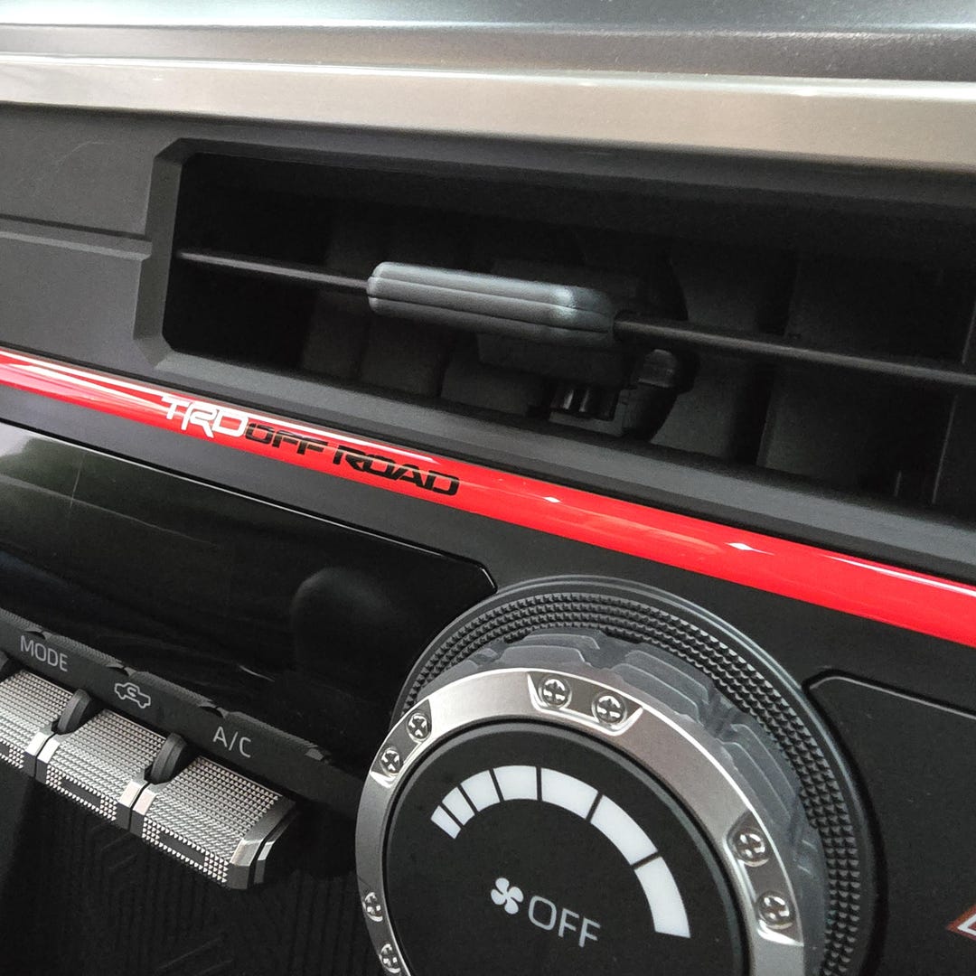 TACOMA 4TH. Gen 2024-25 Climate Control Accent Domed Decal. (not Just a ...