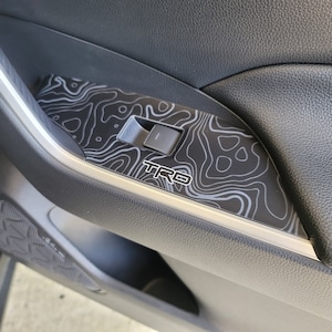 2019-24 RAV-4 Door Controls Faces Wraps (4 Pieces Kit) for All Doors ...