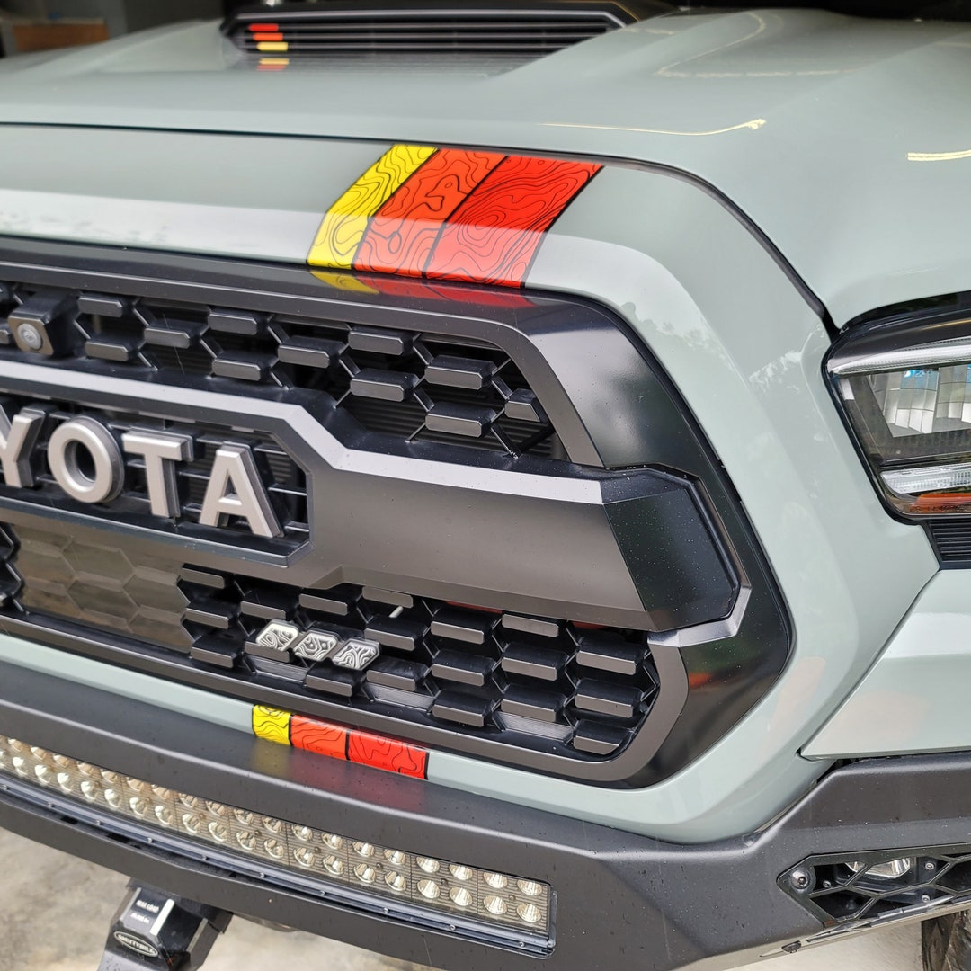 Topographic Vintage Stripes Tacoma-4runner-rav4-cross-tundra Upper and ...