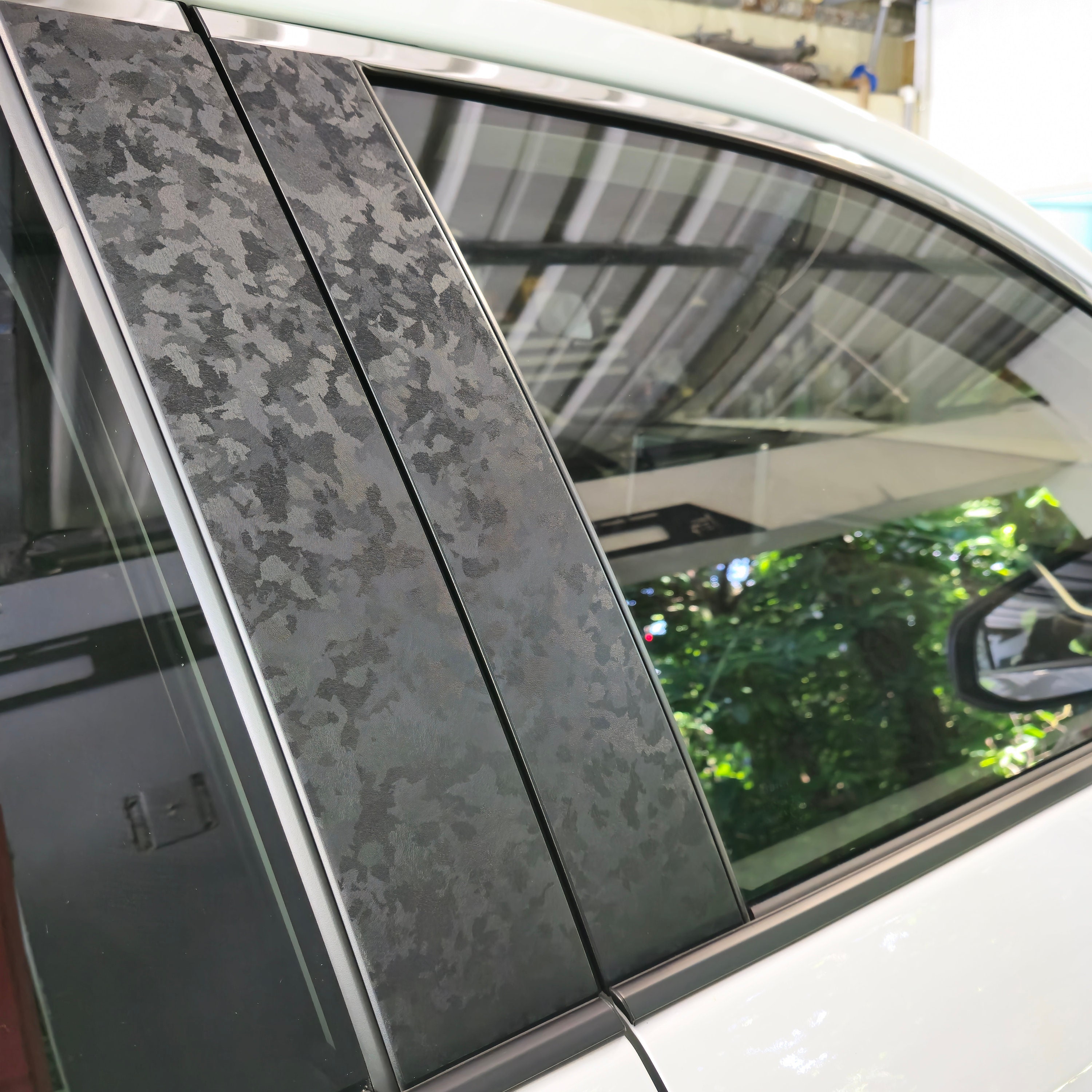 2019-25 RAV4 5th. Gen. Door Pillar Wraps Topologic and Carbon Forged ...