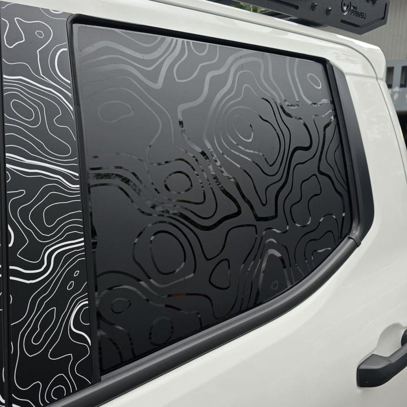 TACOMA 4th. Gen Rear SIDE Window Decal Sticker Fits 24-25(various ...