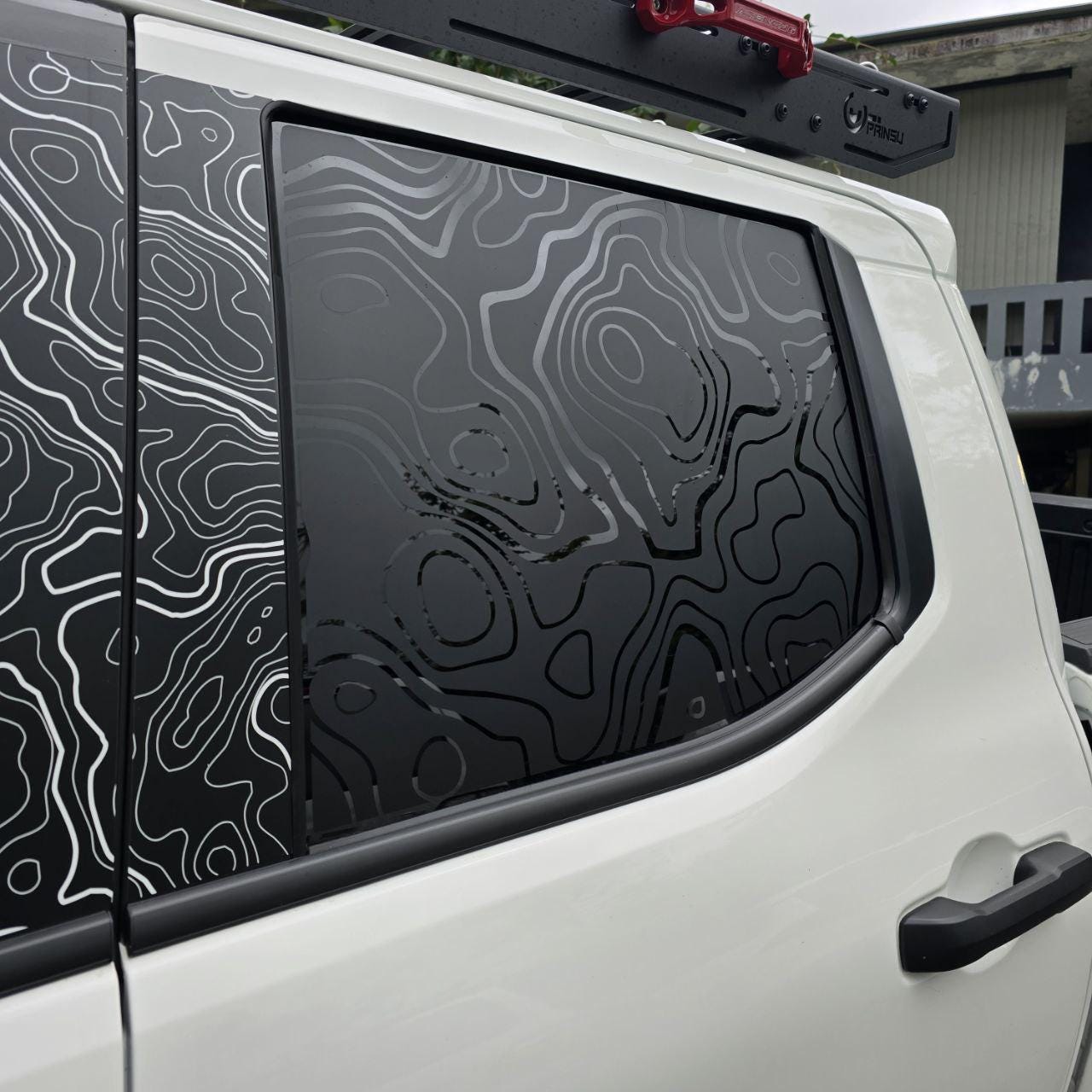 TACOMA 4th. Gen Rear SIDE Window Decal Sticker Fits 24-25(various ...