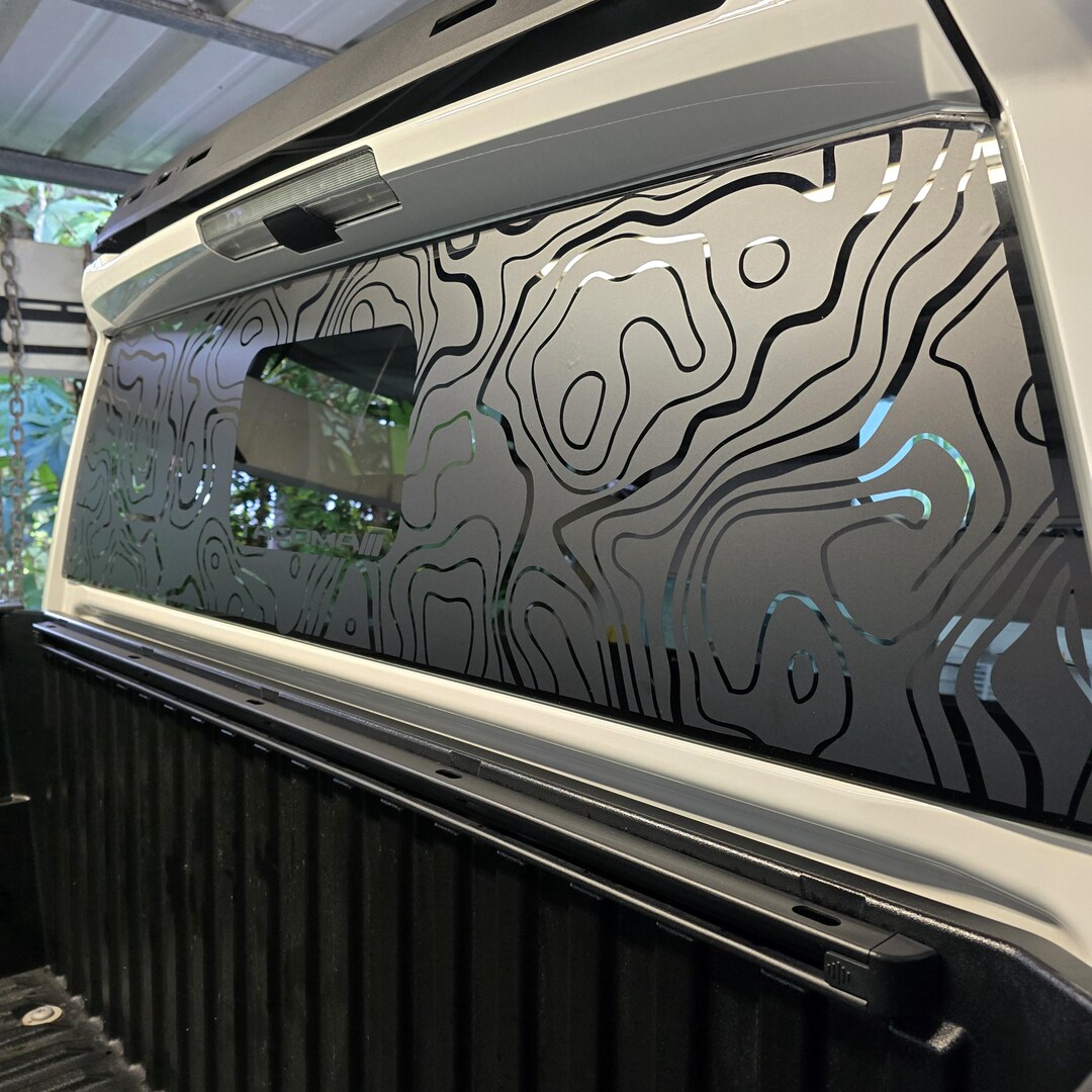 2024-25 Tacoma Rear Window Sticker (topo) (without Slide Window) - Etsy