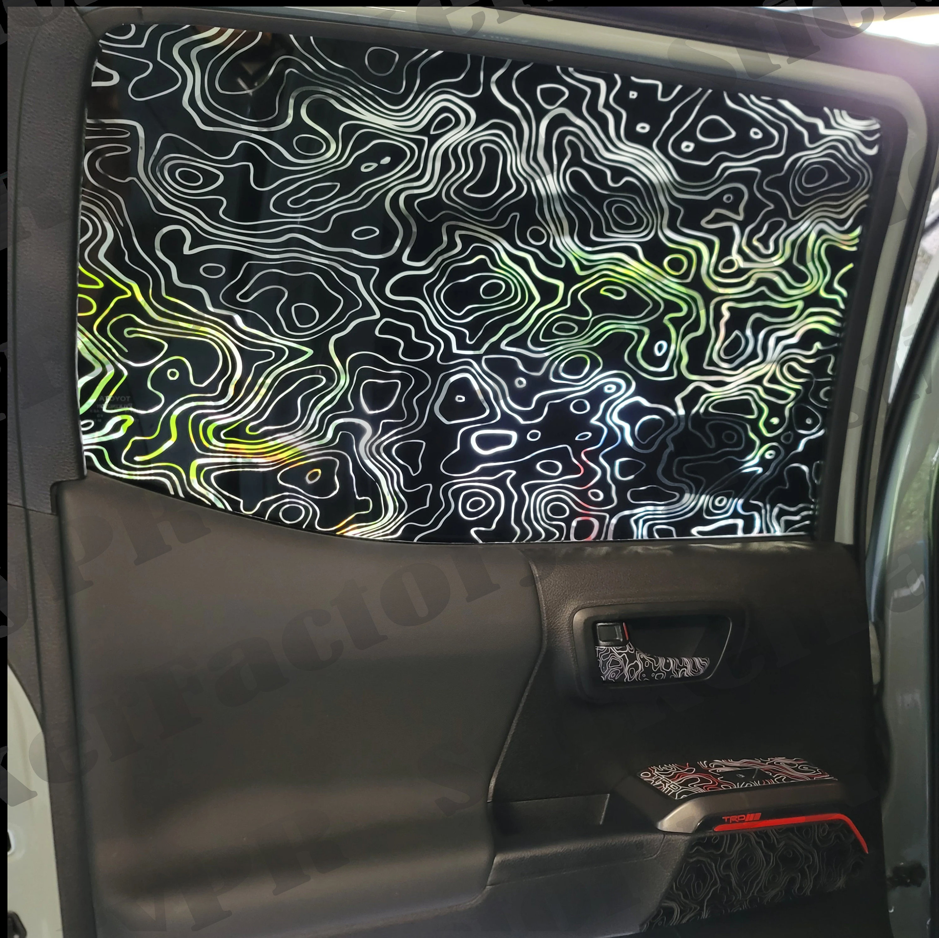 TACOMA 3RD. Gen Rear SIDE Window Decal Sticker Fits 2019-23 (various ...