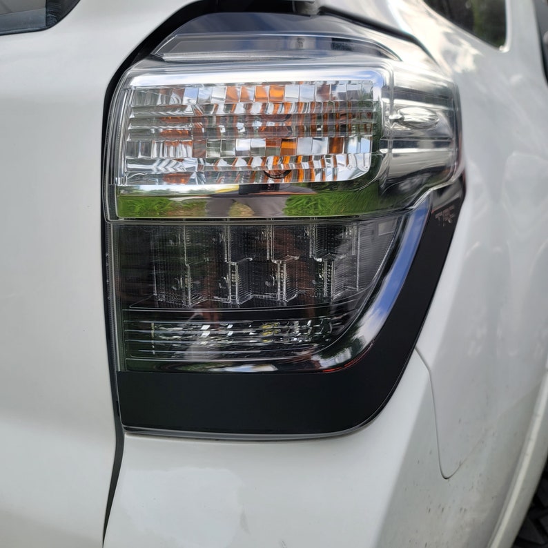 5th Gen 4runner Premium Cast Vinyl Rear Tail Lights Red Delete Decal ...