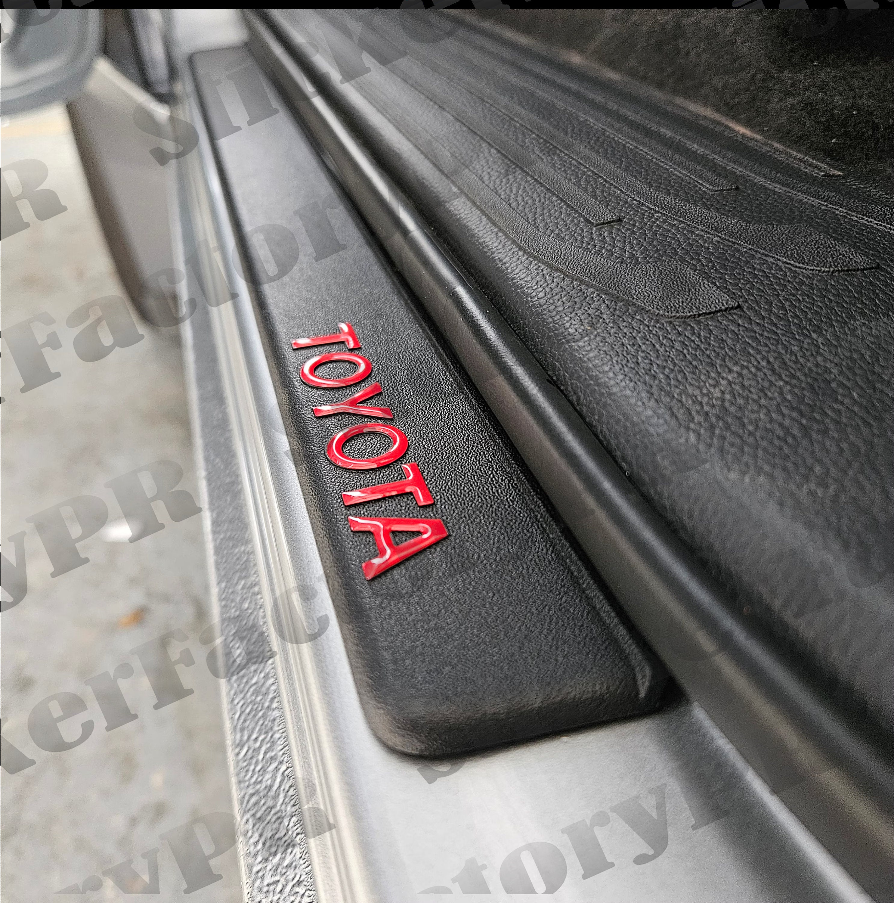 Tacoma "toyota" Embossed Letter Overlays: Front Door Sill (2024-25) - Etsy
