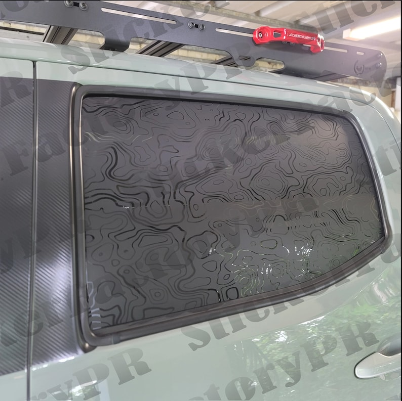 TACOMA 3RD. Gen Rear SIDE Window Decal Sticker Fits 2019-23 (various ...