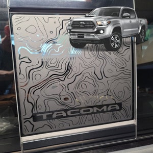 2016-23 TACOM Rear SLIDE Window Sticker (topo) (U.S.A.) - Etsy